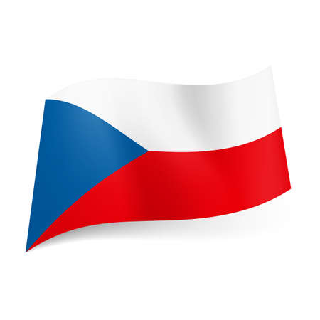 National Flag Of Czech Republic White And Red Horizontal Stripes With Blue Triangle On The Left. Royalty Free SVG Cliparts Vectors and Stock Illustration. Image 21576023